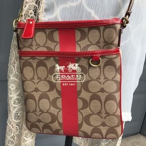 Coach | Bags | Classic Coach Red Crossbody Bag | Poshmark